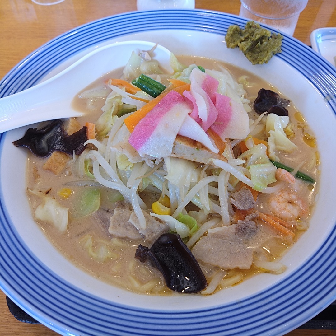 お昼は「長崎ちゃんぽん」と「にんにくぎょうざ5+1個」 『リンガーハット』: たぬきの足跡